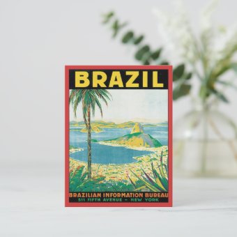 Vintage Brazil Postcard | Zazzle