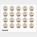 Vintage Bridal Shower Floral Book Cover Sticker | Zazzle