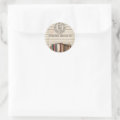 Vintage Bridal Shower Floral Book Cover Sticker | Zazzle