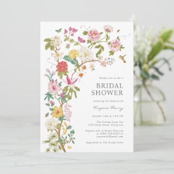 Vintage Bridal Shower Invitation | Zazzle