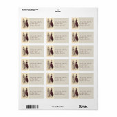 Vintage Bridal Wedding Women Label | Zazzle