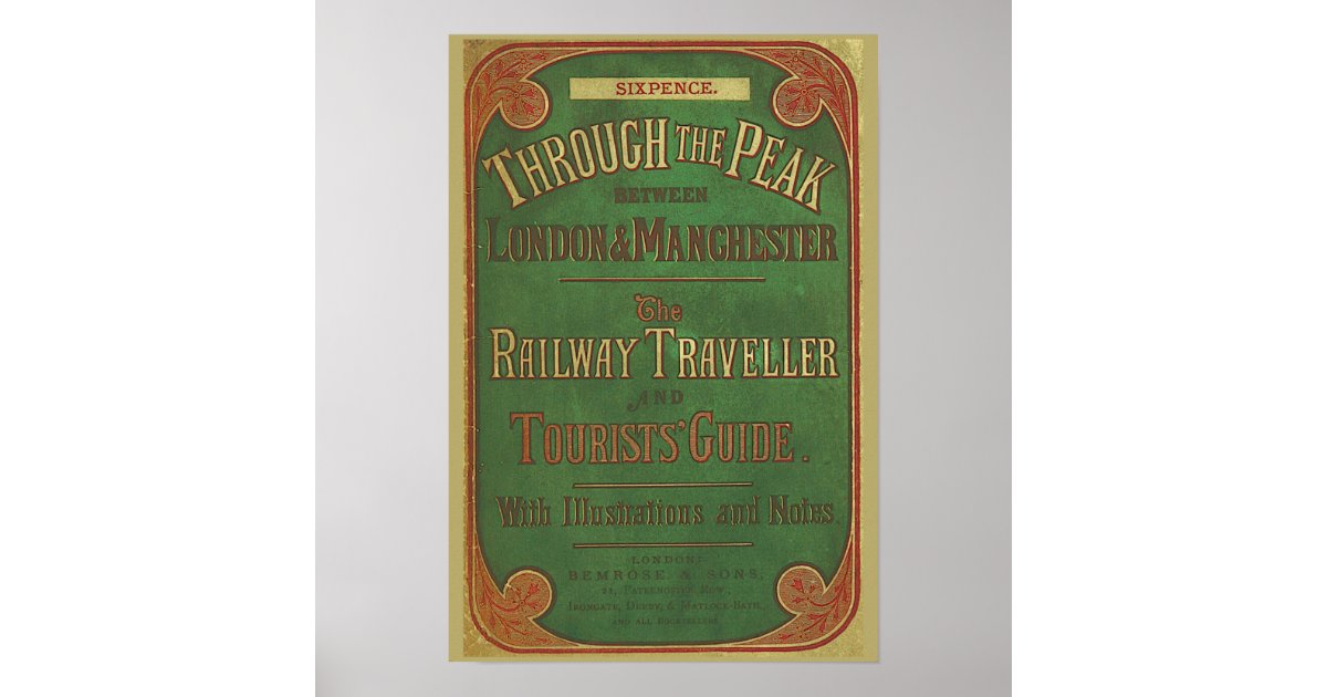 Vintage British Railway Travel Guide Poster | Zazzle Vintage British Railway Travel Guide Poster | Zazzle