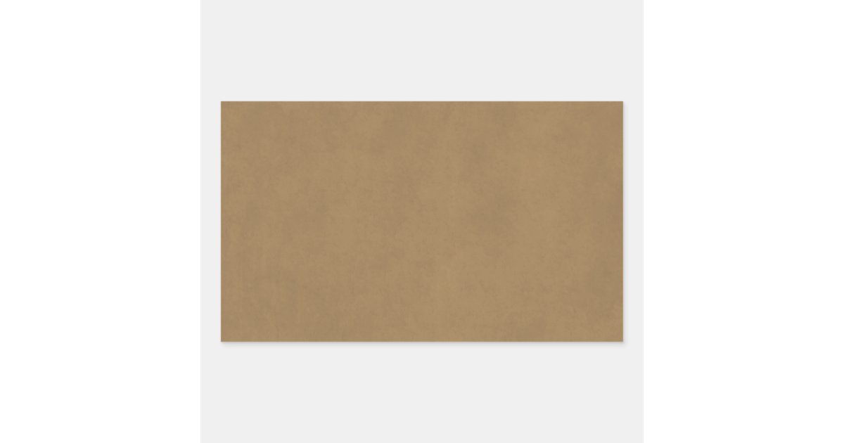 Vintage Buckskin Leather Brown Parchment Template Rectangular Sticker ...