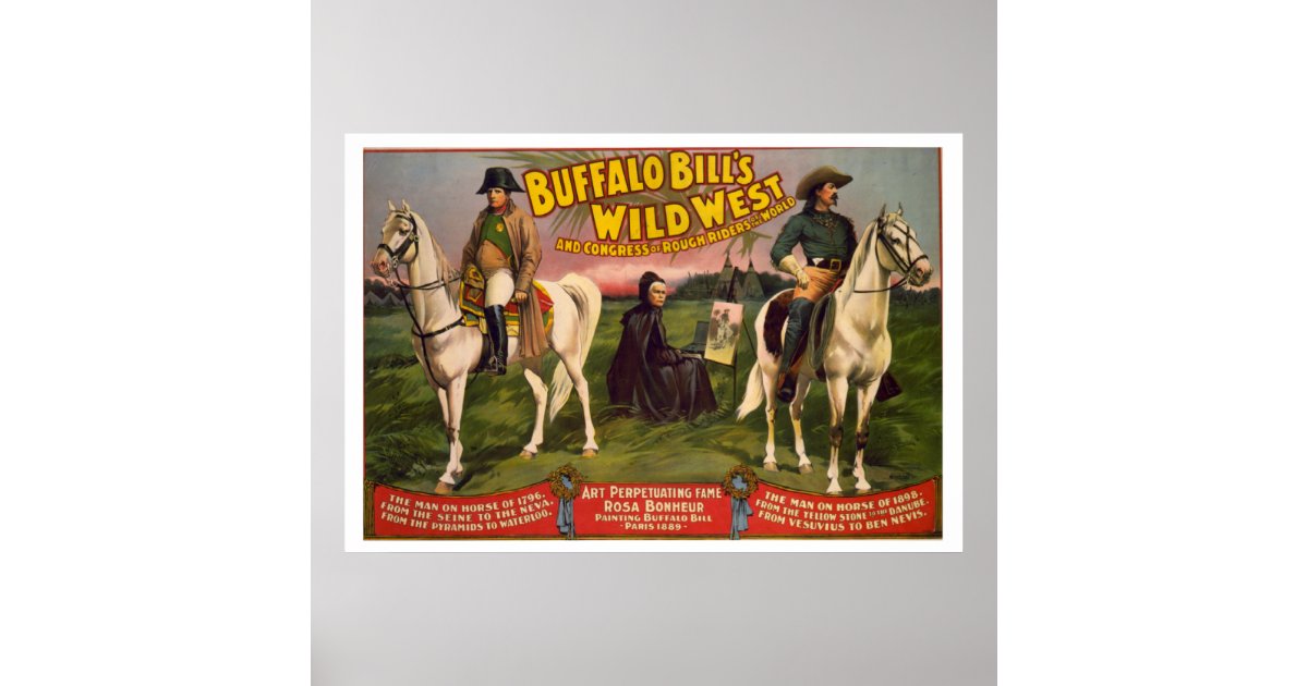 VINTAGE Buffalo Bill POSTER | Zazzle