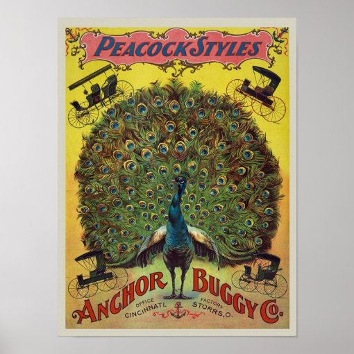 Vintage Buggy Advertisement Poster | Zazzle