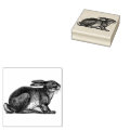 Vintage bunny rubber stamp | Zazzle