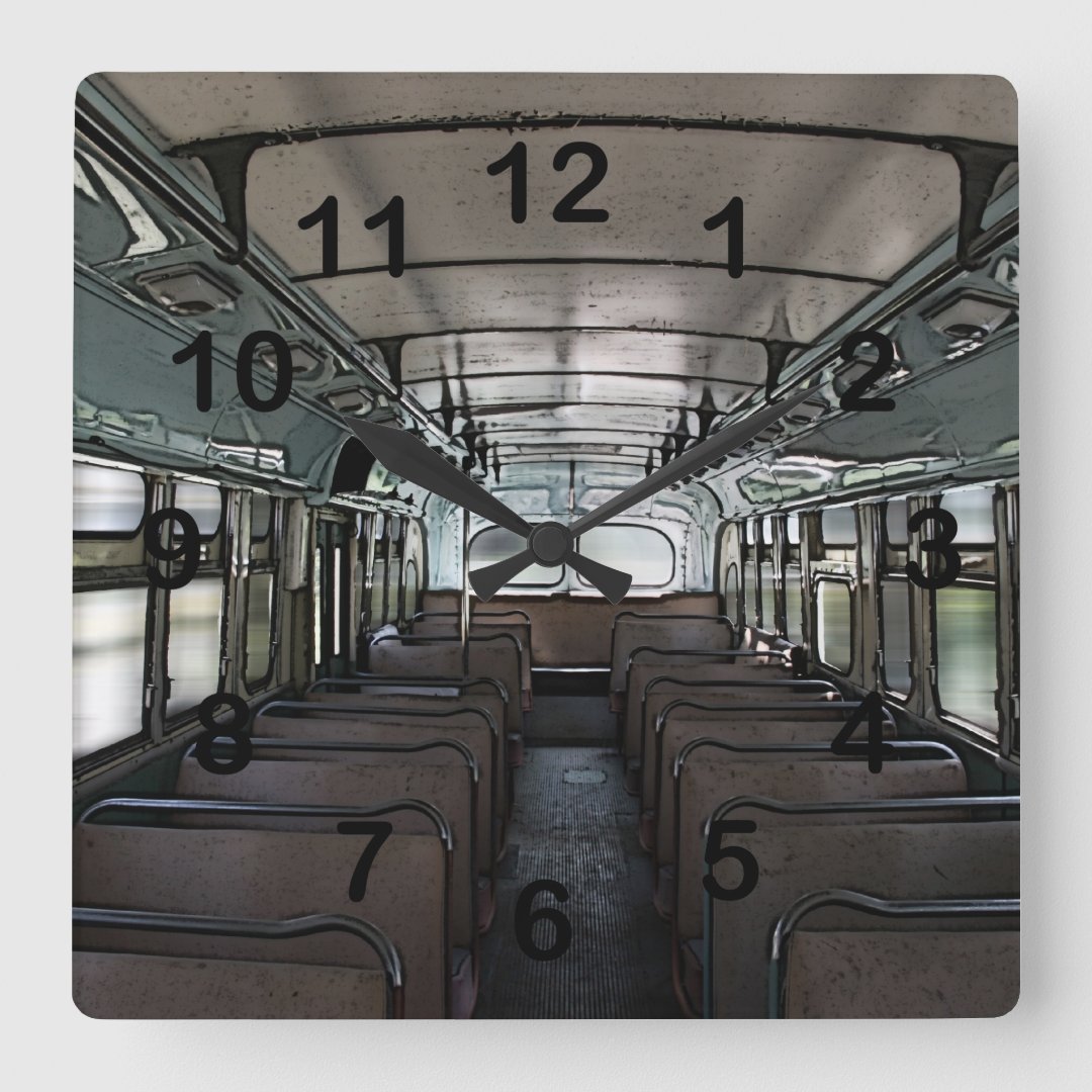 vintage bus clock | Zazzle