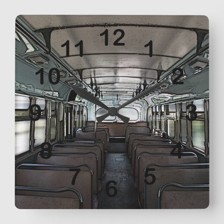 vintage bus clock | Zazzle