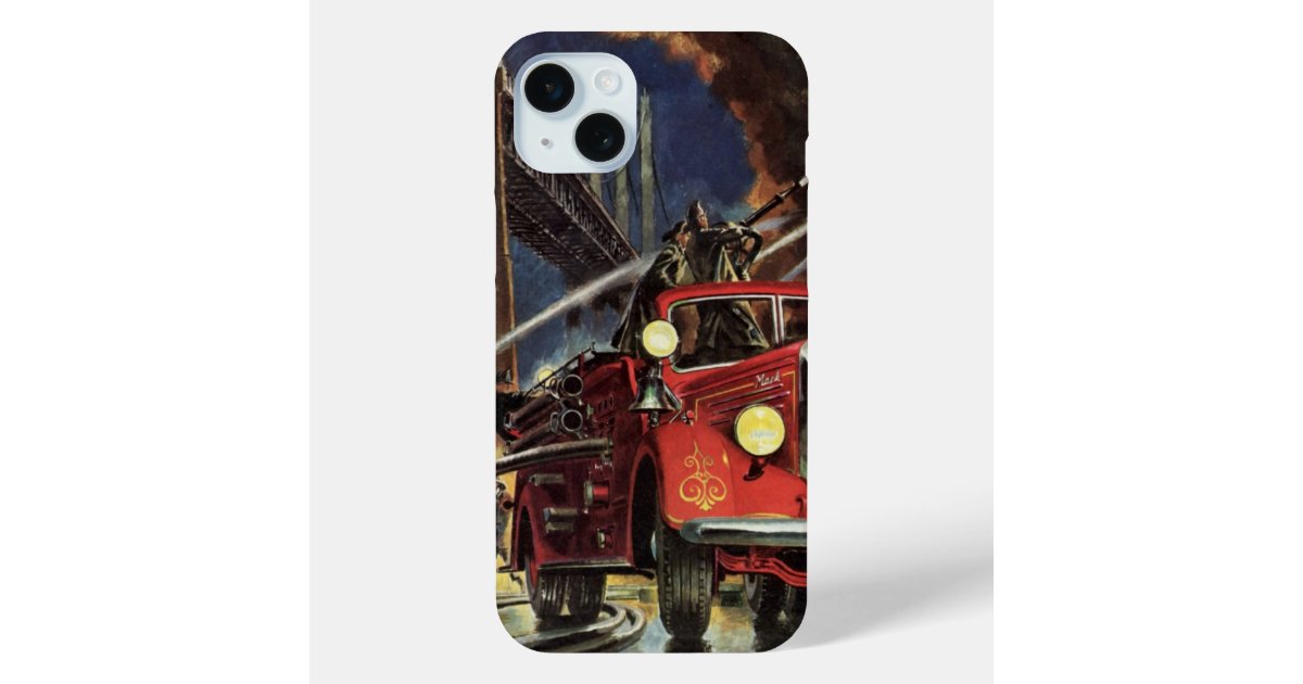 Vintage Business, Firemen Firefighters Fire Trucks Case-Mate iPhone ...