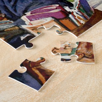 Vintage Business, Mailman Delivering Mail Letters Jigsaw Puzzle | Zazzle