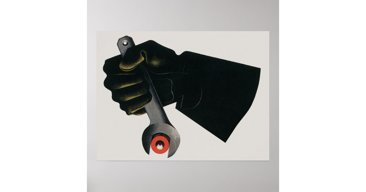 Vintage Business, Manufacturing Factory Machinist Poster | Zazzle