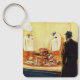 Vintage Business Retail Store, Man Window Shopping Keychain | Zazzle