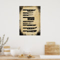 vintage butcher shop poster knives | Zazzle