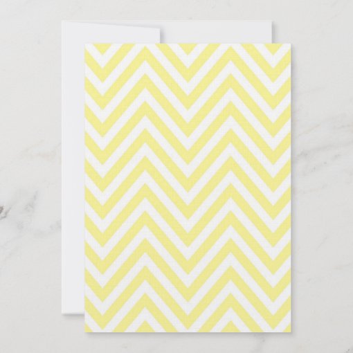 Vintage Butter Yellow Chevron Stripes Wedding Invitation | Zazzle