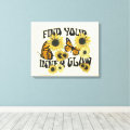 Vintage Butterfly | Find Your Inner Glow Canvas Print | Zazzle