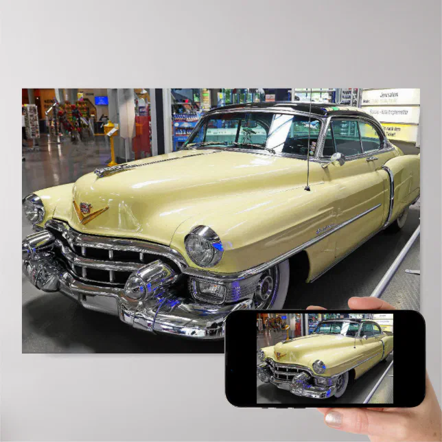 Vintage Cadillac Convertible Coupe Series Poster | Zazzle