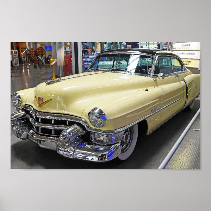 Vintage Cadillac Convertible Coupe Series Poster | Zazzle