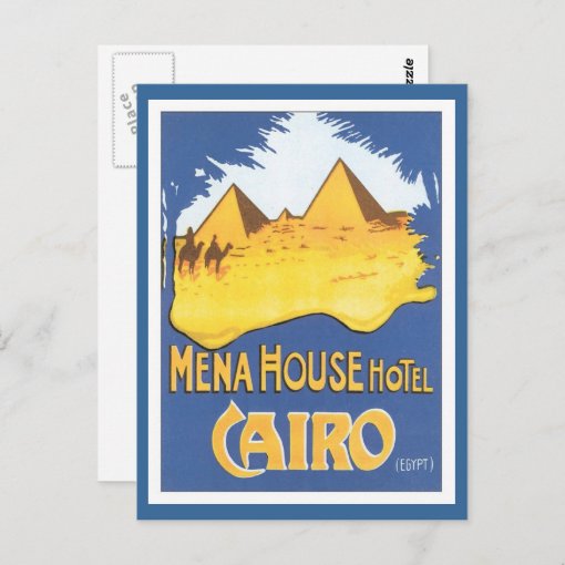 Vintage Cairo Egypt Postcard | Zazzle