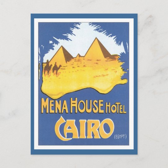 Vintage Cairo Egypt Postcard | Zazzle.com