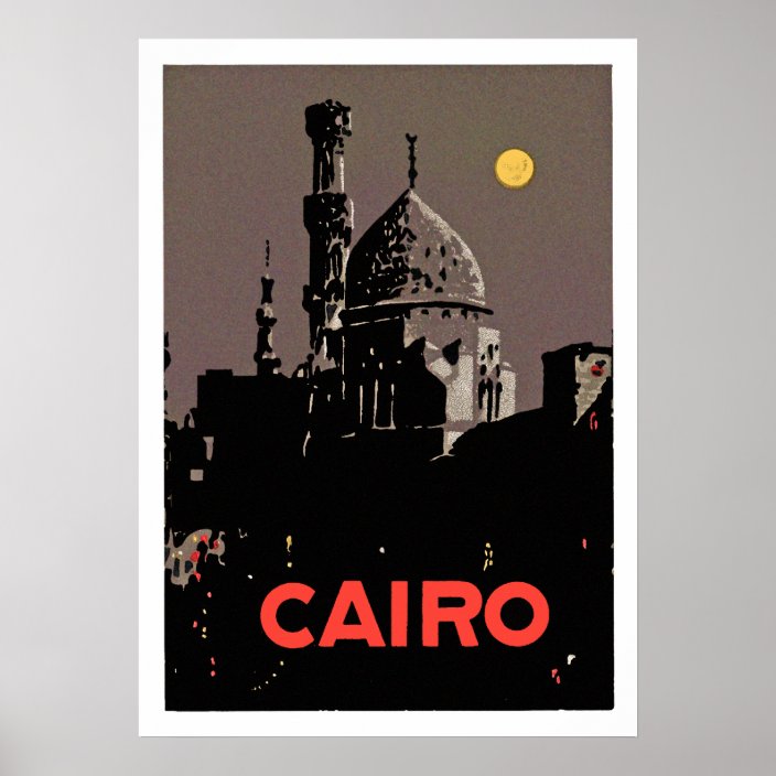 Vintage Cairo Poster | Zazzle.com