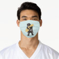 Vintage California Bear Adult Cloth Face Mask | Zazzle