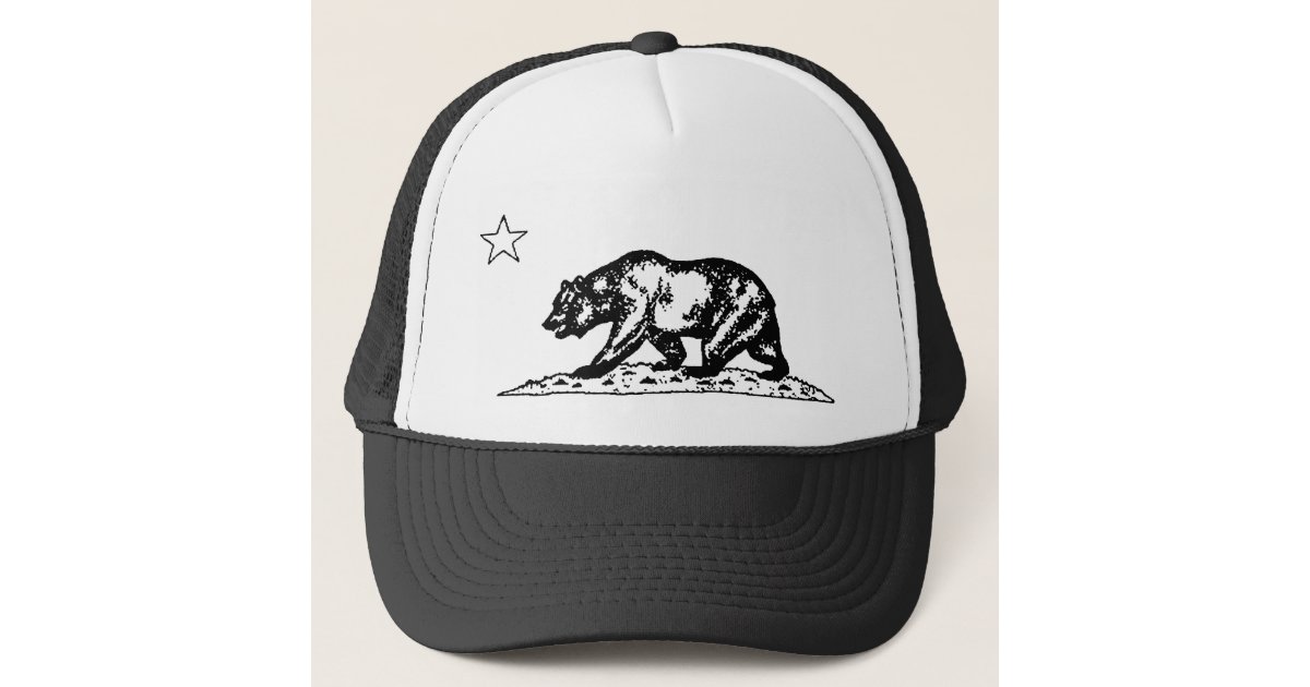 Vintage California Bear Hat | Zazzle