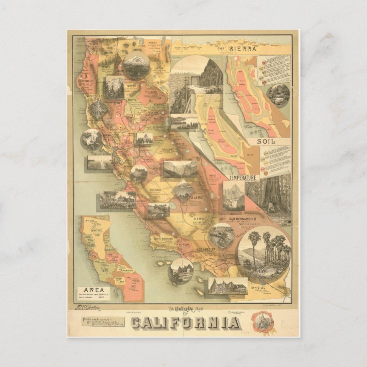 Vintage California Postcard | Zazzle