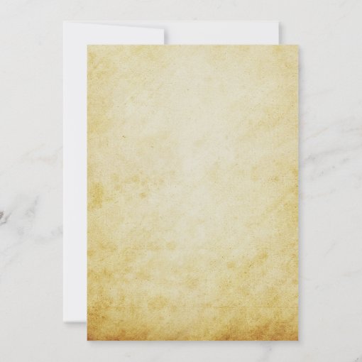 Vintage Calligraphy Faux Parchment Elegant Wedding Invitation | Zazzle