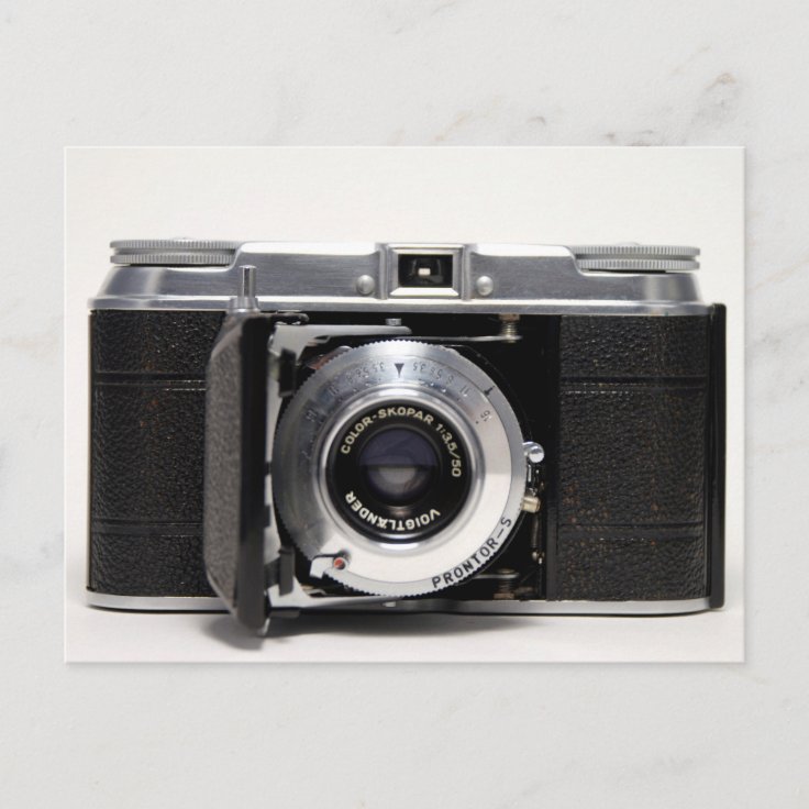 VINTAGE CAMERA 5 German Folding Camera Postcard | Zazzle