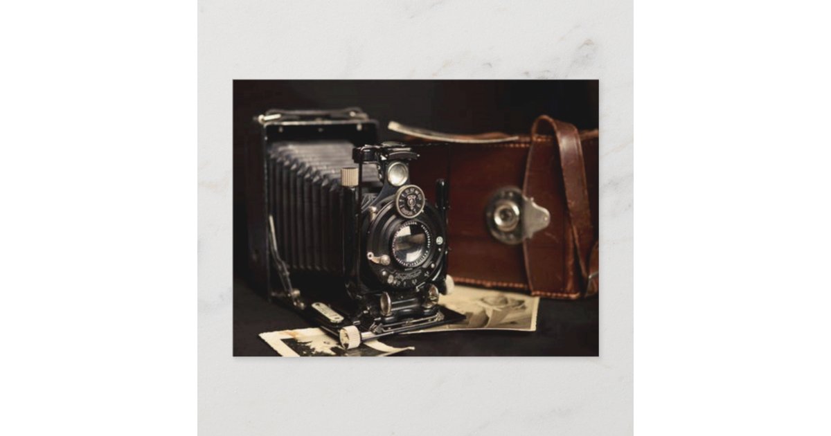 Vintage Camera and Photos Postcard | Zazzle