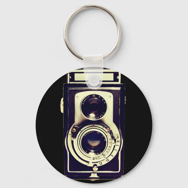 Vintage camera keychain | Zazzle
