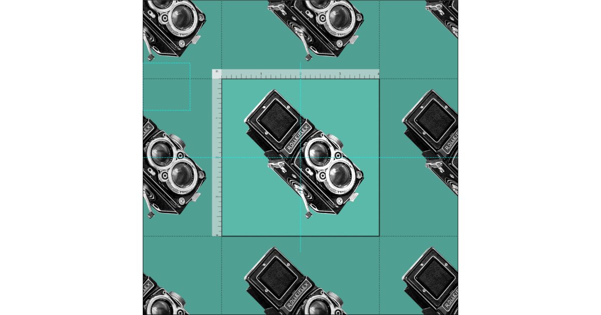 Vintage Camera Novelty Fabric | Zazzle