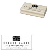 Vintage Camera | Photographer Rubber Stamp | Zazzle