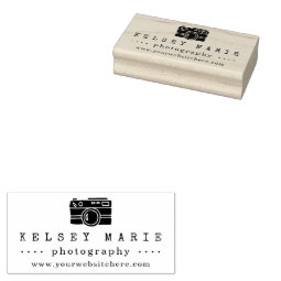 Vintage Camera | Photographer Rubber Stamp | Zazzle
