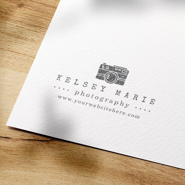 Vintage Camera | Photographer Rubber Stamp | Zazzle