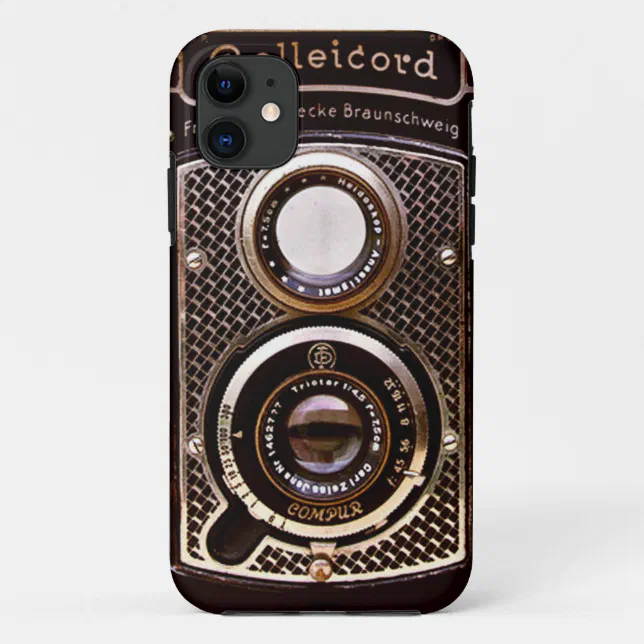 retro camera iphone case