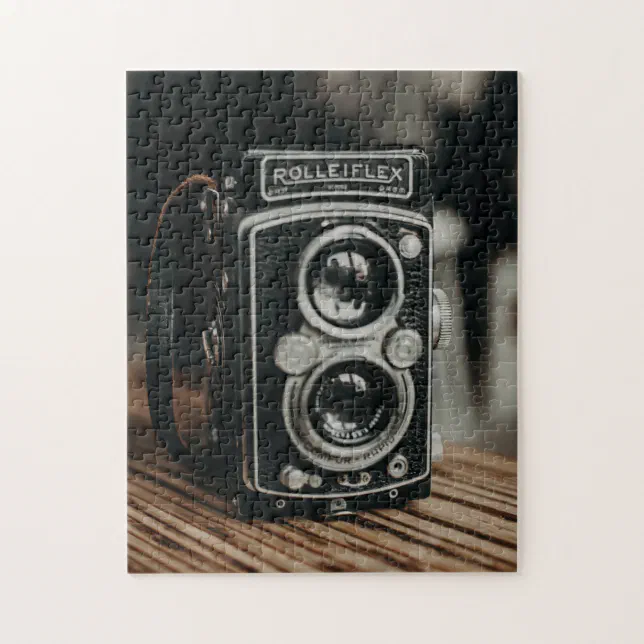 Vintage Camera Rolleiflex Retro Antique Photo Jigsaw Puzzle | Zazzle