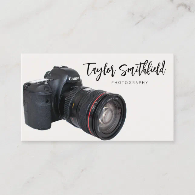 Vintage Camera Videography Business Card | Zazzle