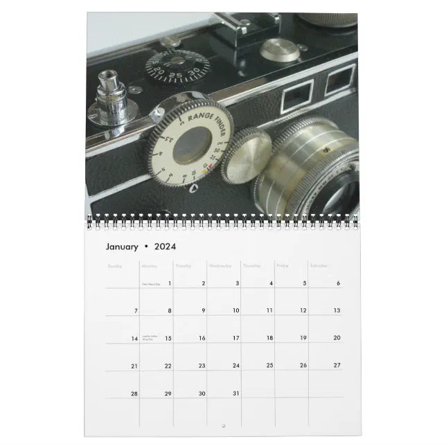 Vintage Cameras Calendar 2014 | Zazzle