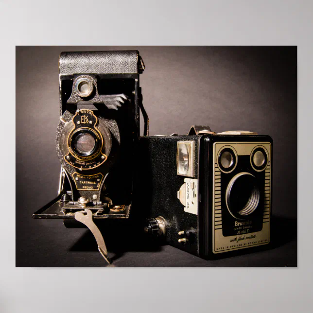 vintage cameras poster | Zazzle