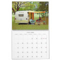 Vintage Campers Happy Camping 2023 Calendar | Zazzle