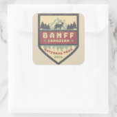 Vintage Canadian Banff National Park Stickers | Zazzle