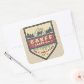 Vintage Canadian Banff National Park Stickers | Zazzle