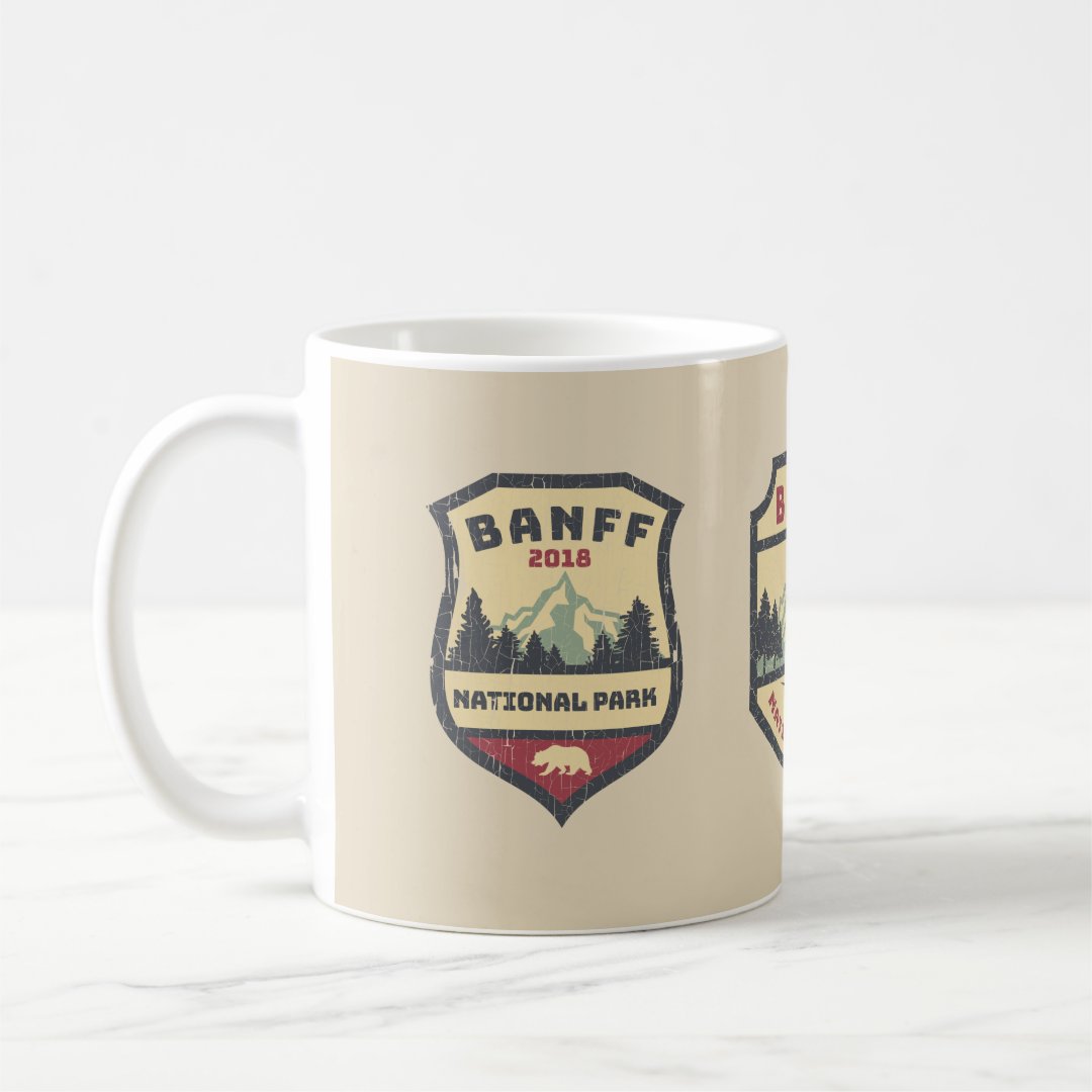 Vintage Canadian National Park Banff Souvenirs Coffee Mug | Zazzle