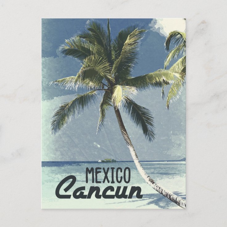 Vintage Cancun Mexico Postcard | Zazzle