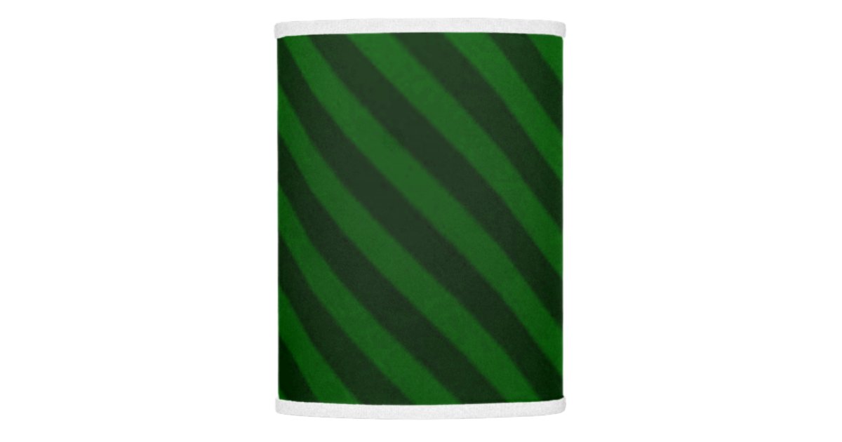 Vintage Candy Stripe Emerald Green Lamp Shade | Zazzle