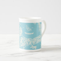 Cheerful Beach Theme Coffee Mugs