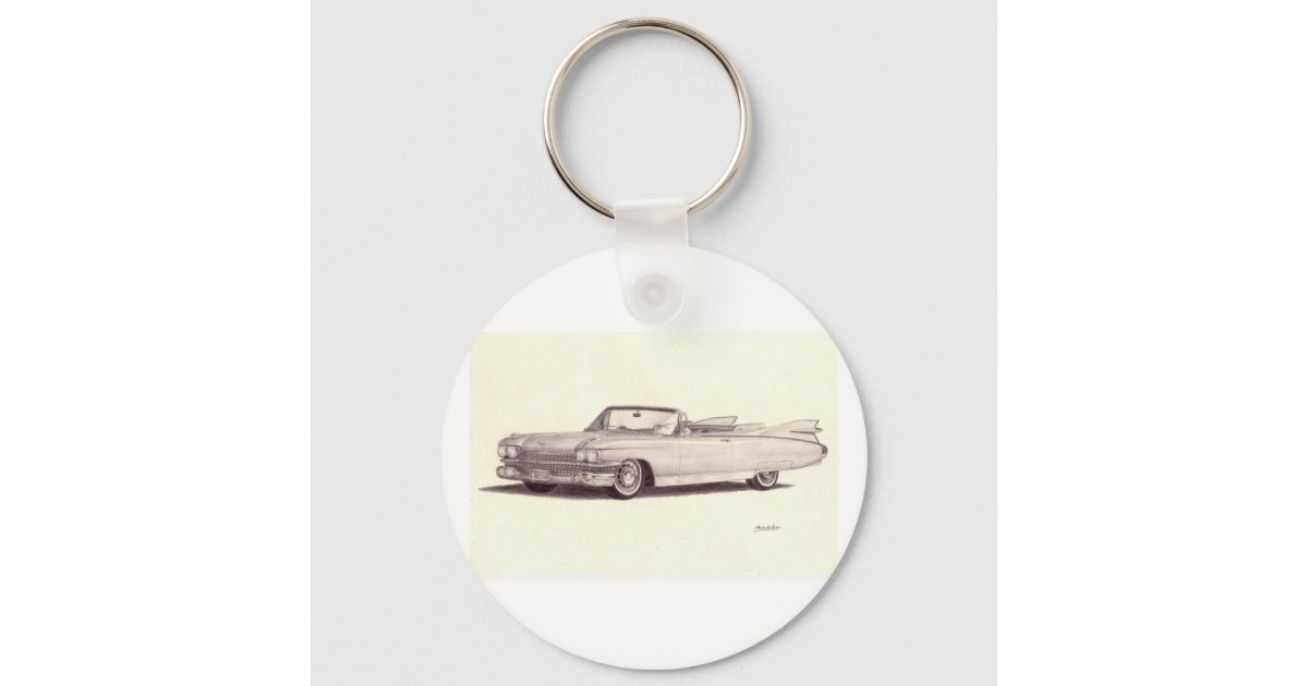 Vintage Car: Cadillac Eldorado Keychain | Zazzle