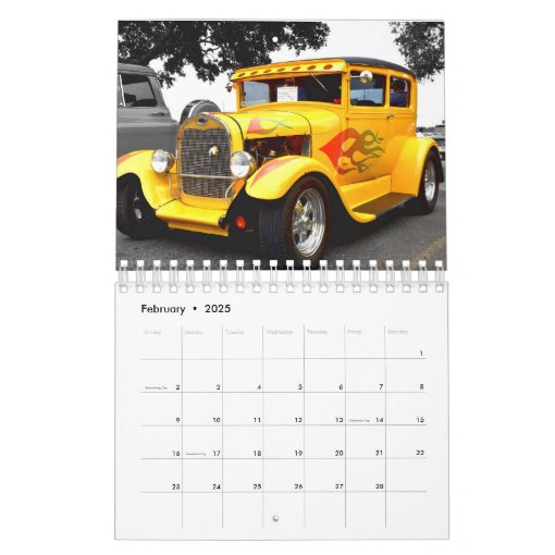 Vintage Car Calendar | Zazzle