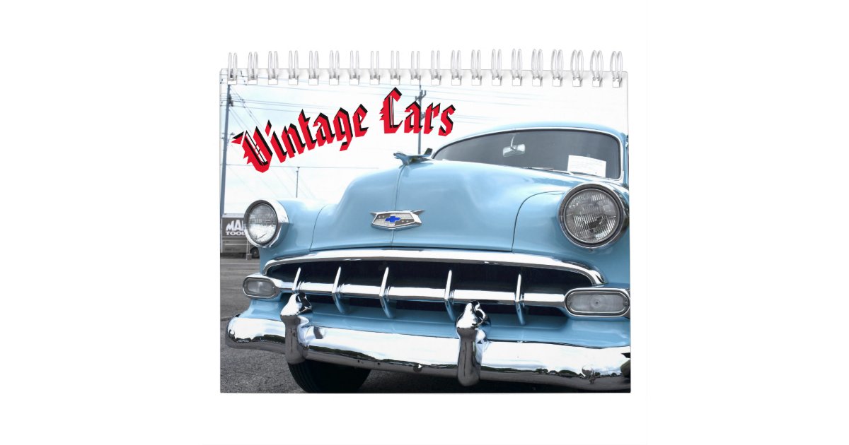 Vintage Car Calendar | Zazzle